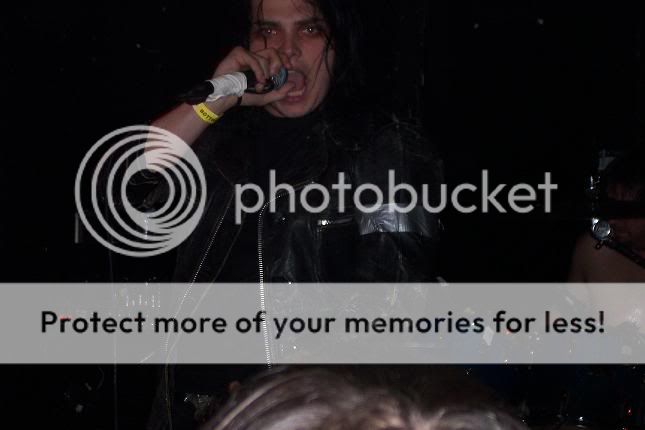 April 4th, 2004. Chicago. Bottom Lounge. Gerard and Me (looking like ...