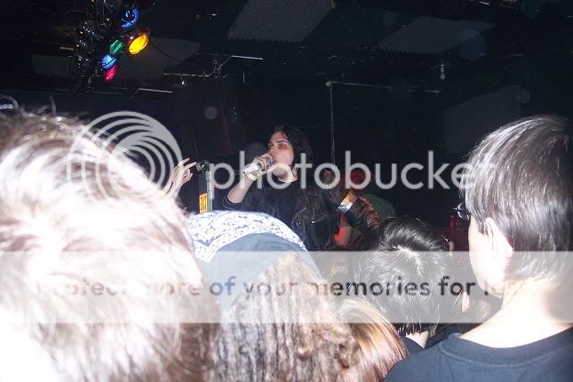 April 4th, 2004. Chicago. Bottom Lounge. Gerard and Me (looking like ...