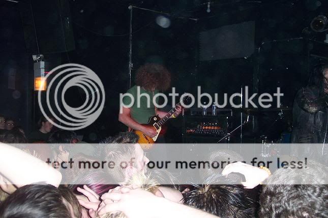 April 4th, 2004. Chicago. Bottom Lounge. Gerard and Me (looking like ...